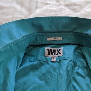 Express | Shirts | Express Small Teal Green Button Down Shirt | Poshmark